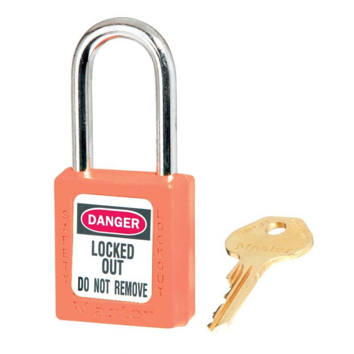 410 Thermoplastic Safety Padlock (Keyed Alike) - Orange