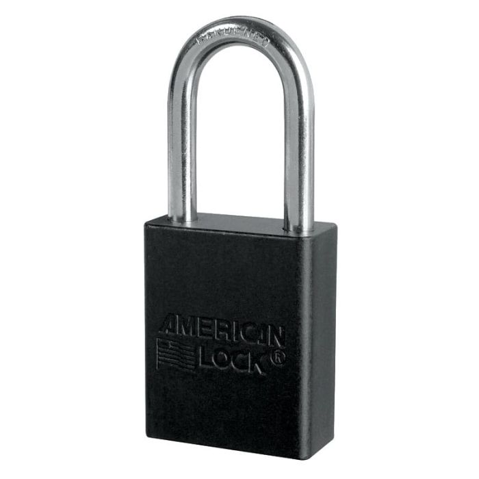American Lock Aluminum Padlock (Keyed Different) - Black