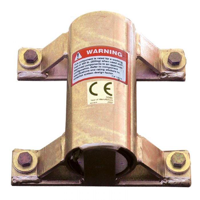 Advanced™ Wall Mount Sleeve Davit Base - Zinc Plated Steel