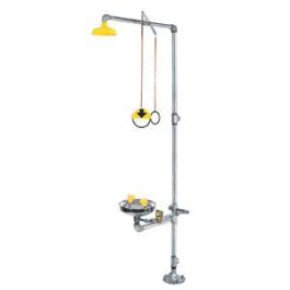 Encon® Wheel Chair Accessible Eyewash Shower Combination With SS Bowl ...