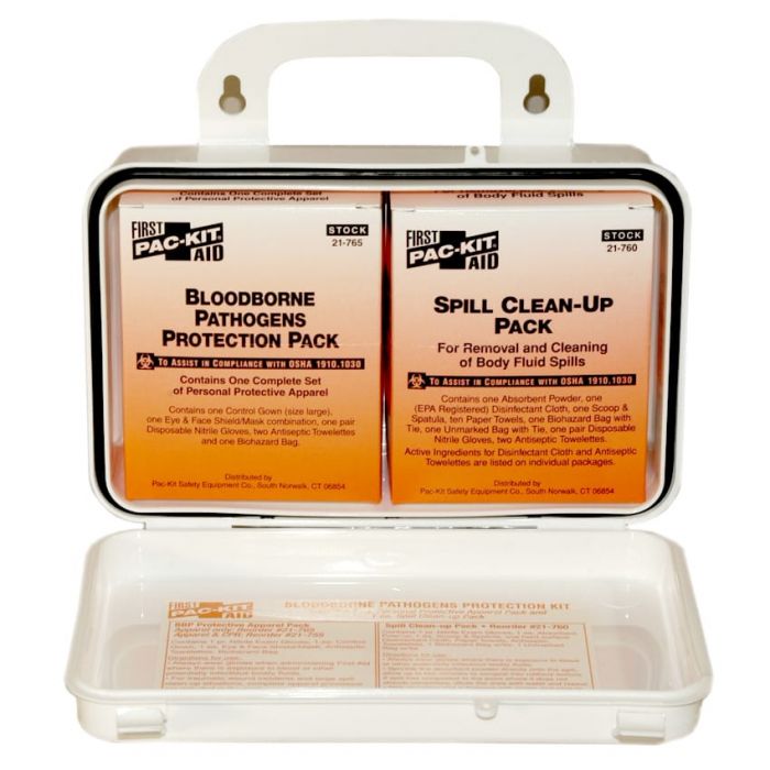 Bloodborne Pathogens & CPR Spill Clean Up Kit