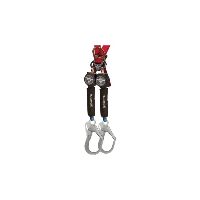 FallTech 6' Mini Personal SRL with Steel Rebar Hooks, Includes Steel ...