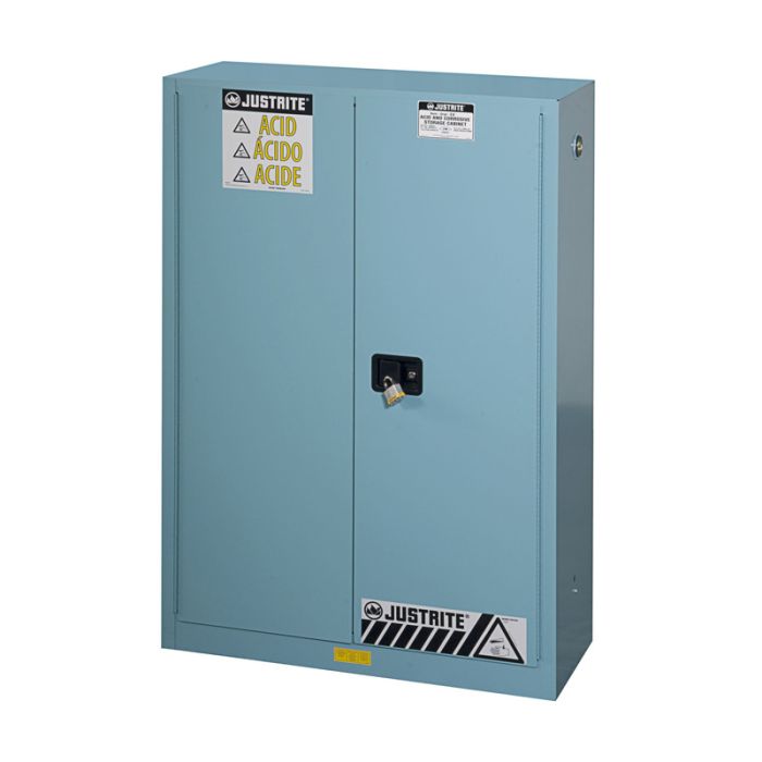 Sure-Grip® EX Corrosives/Acid Safety Cabinet - 45 Gallon - 2 Self ...